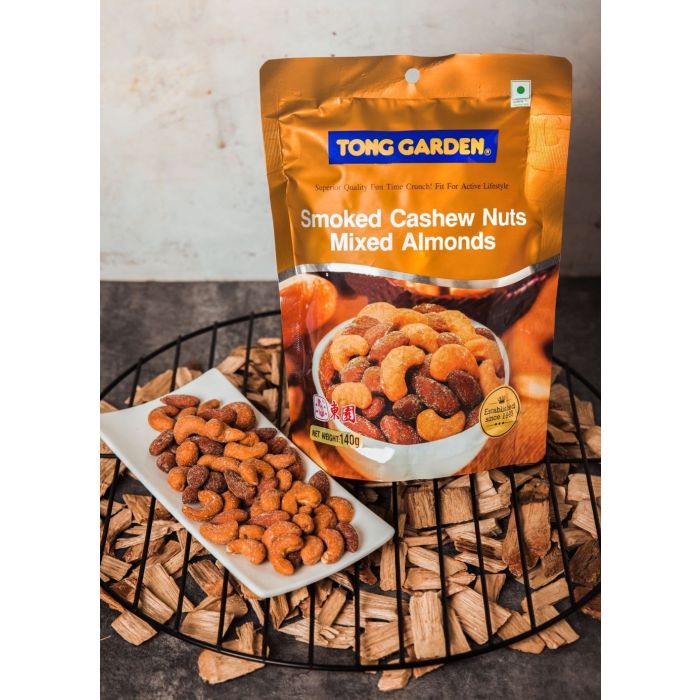 Delicious Smoked Cashew Nuts&Almond|Buy Tong Garden Nuts|Healthy Snack ...